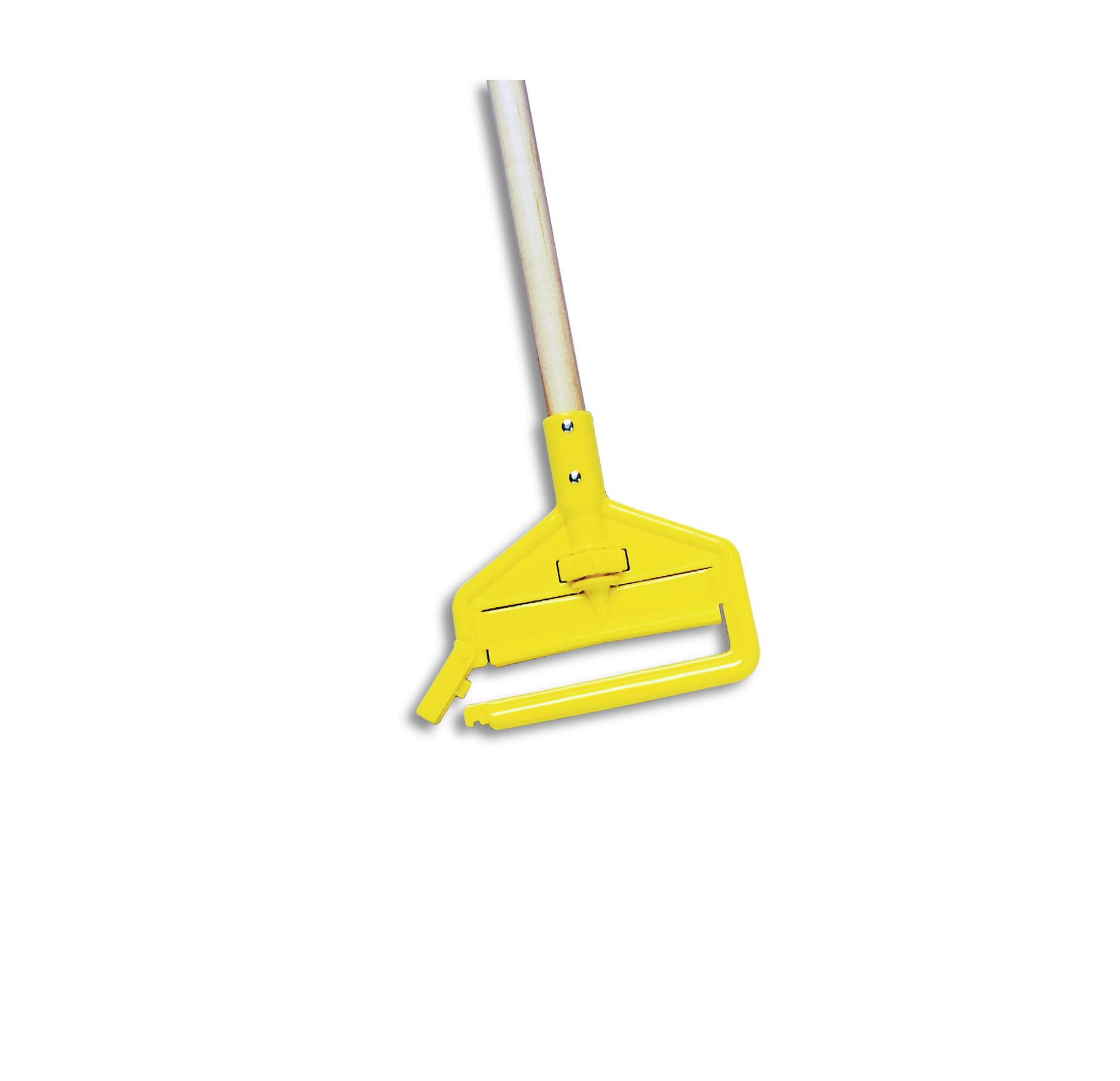 Rubbermaid Commercial Products Invader 60" Wood Wet Mop Handle, Natural, for Professional/Industrial Floor Cleaning, Compatible with 1" Headband Mops
