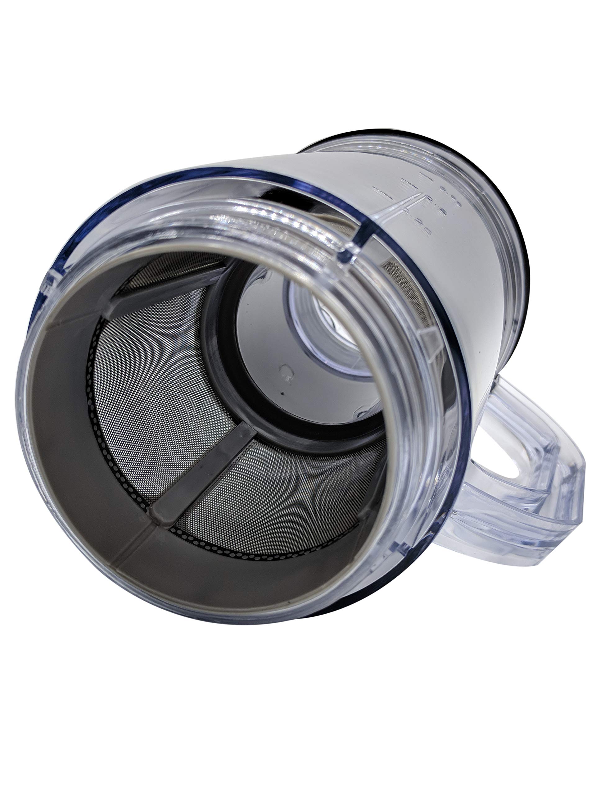 Blendin Replacement Fruit and Vegetable Juicer Attachment Pitcher Jar, Compatible with Magic Bullet Blender MB-1001, MB-1001B, MBR-1101, MBR-1701, MBR-1702, MBR-0301 Blender