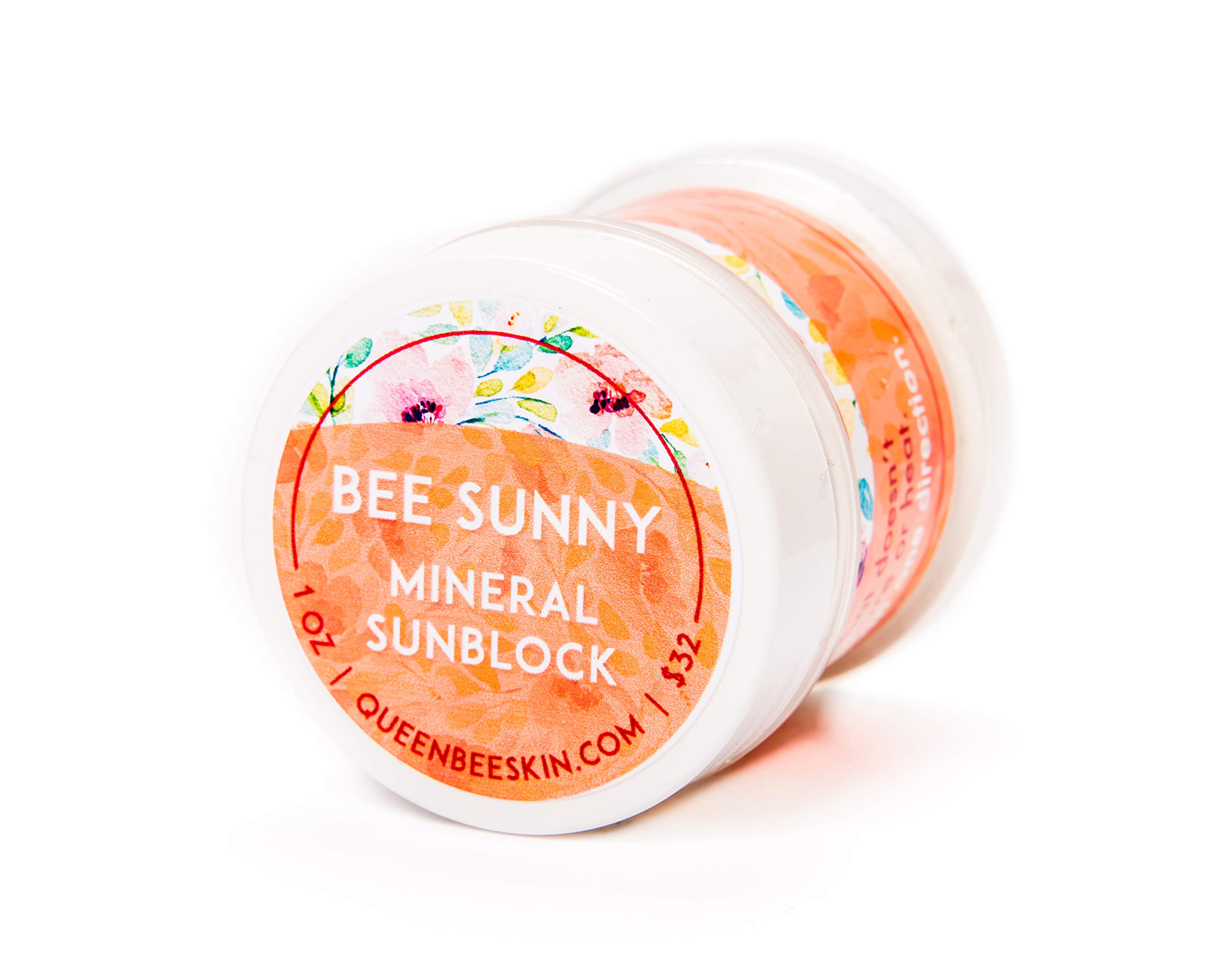Bee Sunny Sport SPF 35 Mineral Powder Sunscreen Zinc Oxide & Titanium Big Jar from Queen Bee