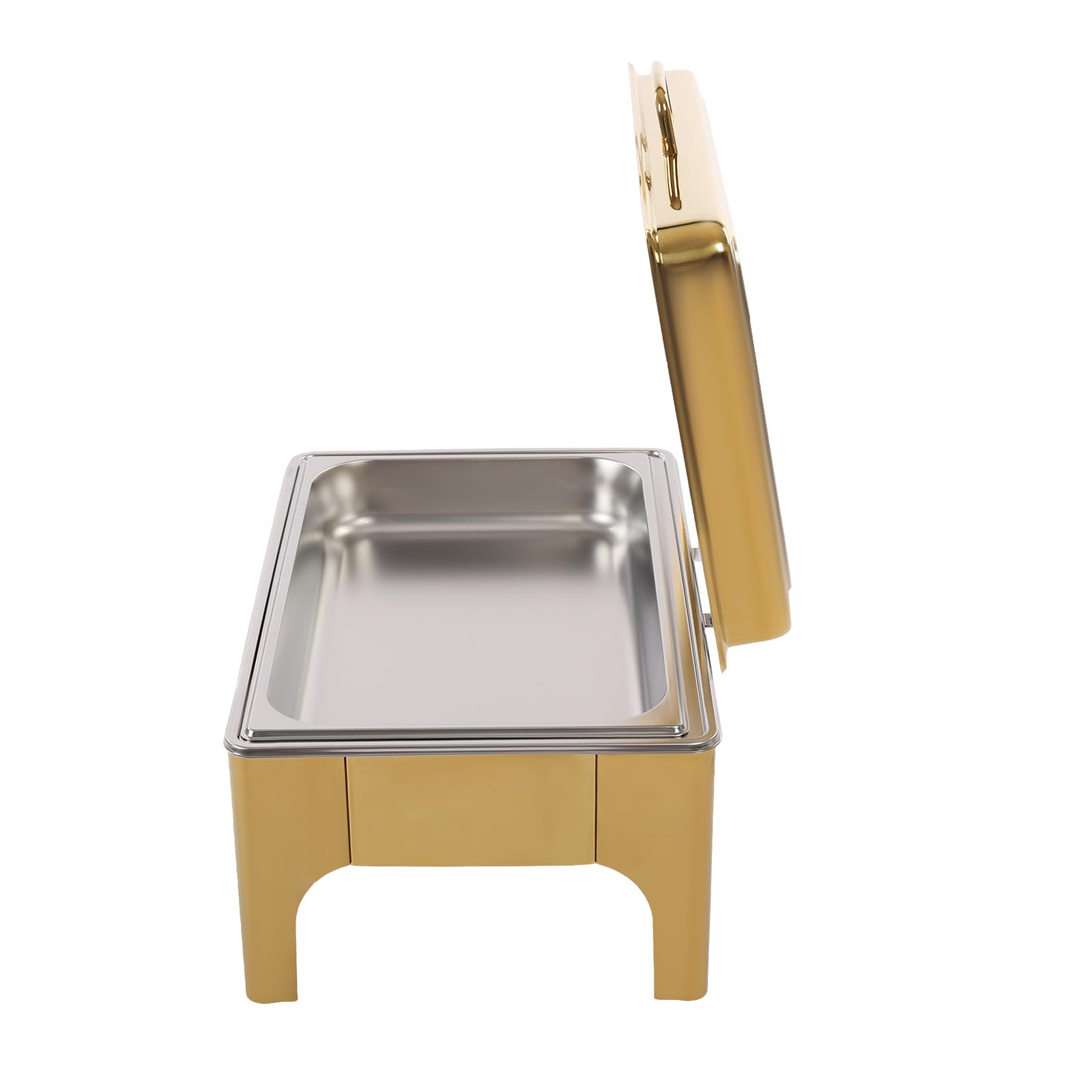 Chafing Dishes for Buffet, 10.5QT Rectangular Stainless Steel Chafing Dish Buffet Set with Glass Lid, Chafers and Buffet Warmers Sets for Catering Events Parties Weddings Dinners