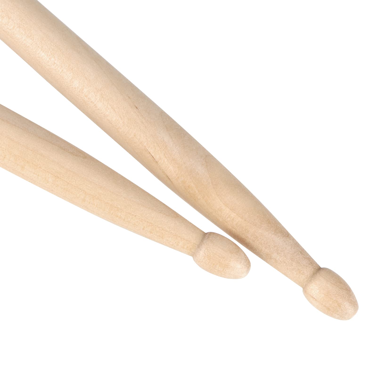 SINJEUN 24 Pairs 5A Drum Sticks, Classic Maple Wood Drum Sticks, 5A Wood Tip Drumstick for Beginners, Students and Adults