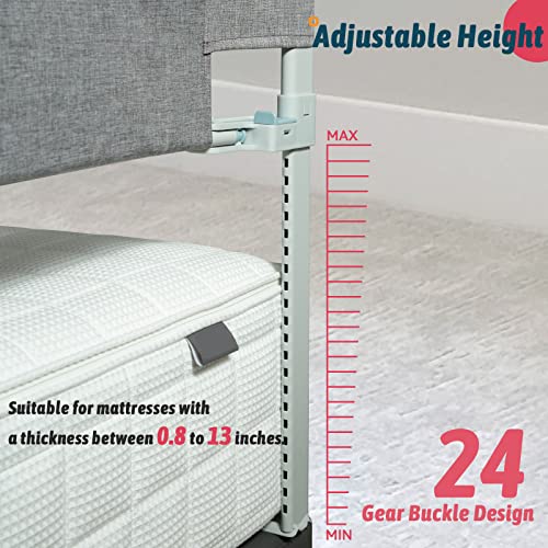 SuperStyle Bed Rail for Toddlers 78 Inch, Upgrade Extra Long Bed Rail Guard for Kids, Safety Bed Fence Protector Rail with Soft Breathable Fabric, fit Twin, Full, Queen, King Size Mattress