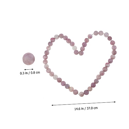 Didiseaon 1 String Necklace Spacer Beads Small Beads Matte Gemstone Beads Slap Bracelets for Jewelry Accessories Jewels for DIY Supplies DIY Accessories Kit Round Beads Beaded Girl