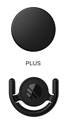 PopSockets: Collapsible Grip & Stand for Phones and Tablets - Black & Mount