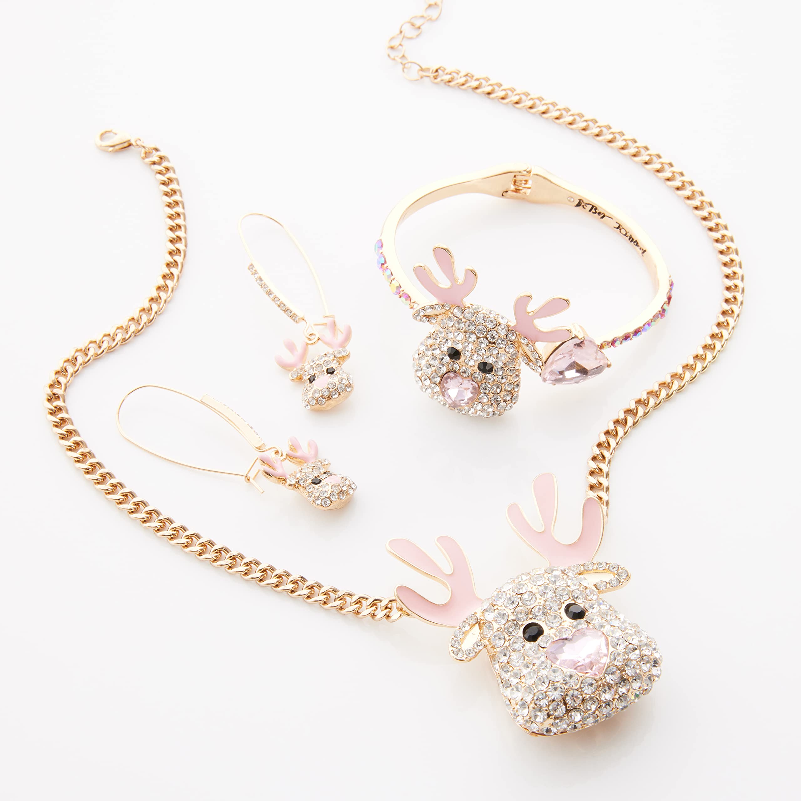 Betsey Johnson Reindeer Bangle Bracelet
