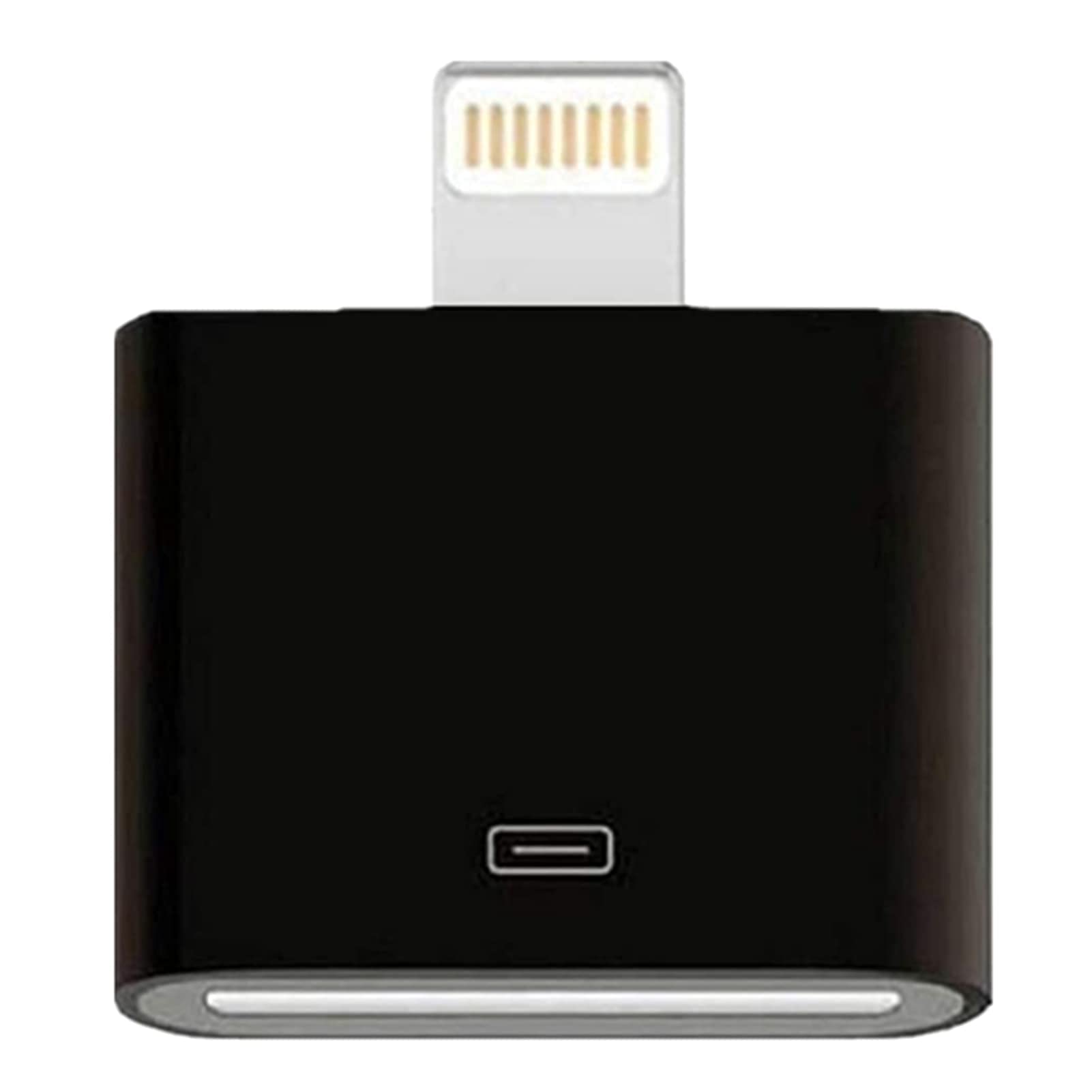 Lightning to 30-pin Adapter，Apple MFi Certified iPhone 8-Pin Male to 30-Pin Female Adapter Charging Sync Converter Connector Compatible iPhone 13/13P/12/11/X/8/7/6P/5S/5/iPad/iPod (No Audio)