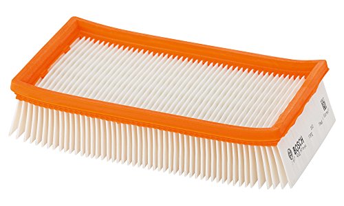 Bosch Professional 2607432041 Polytetrafluoroethylene Flat-Pleated Filter for Gas 35-55, White/Orange