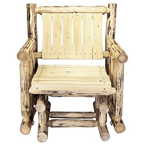 Montana Woodworks, Exterior Finish Montana Collection Single Seat Glider Chair