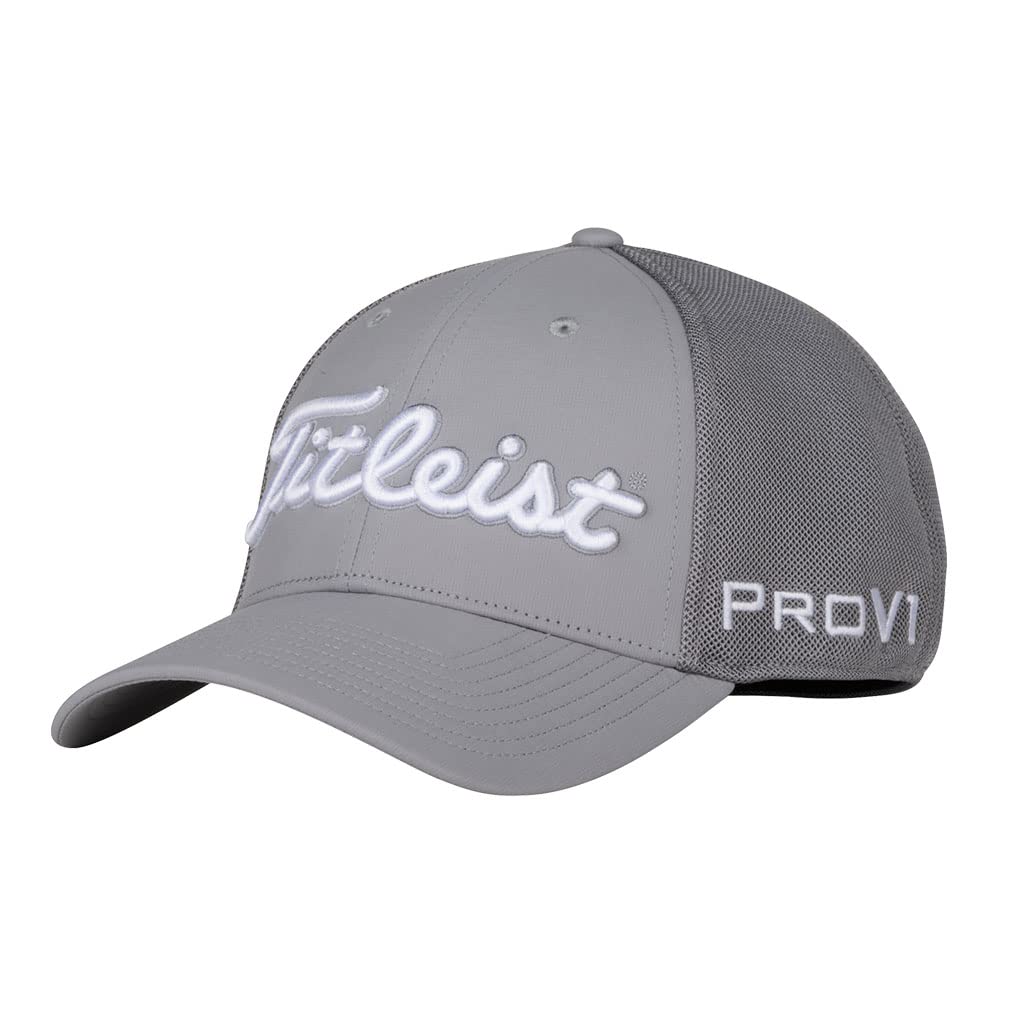 TITLEIST HJ2TSMLXL BKWT Tour Sports Mesh Cap, Men's