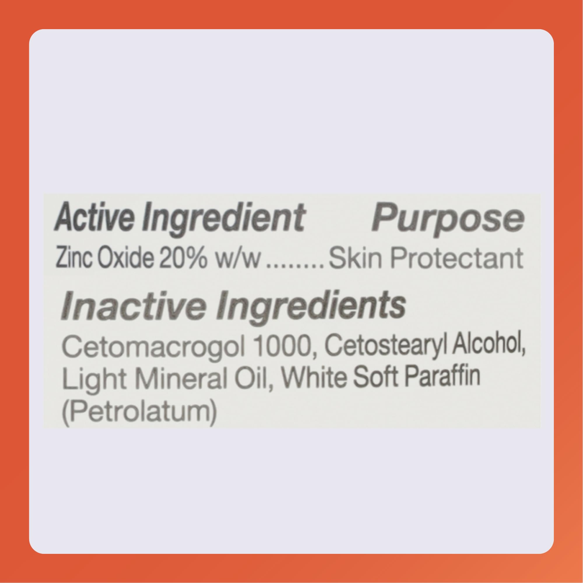 Rugby Zinc Oxide Ointment Skin Protectant - 20% - 16 Oz (1lb) (454 g) (4 Pack)
