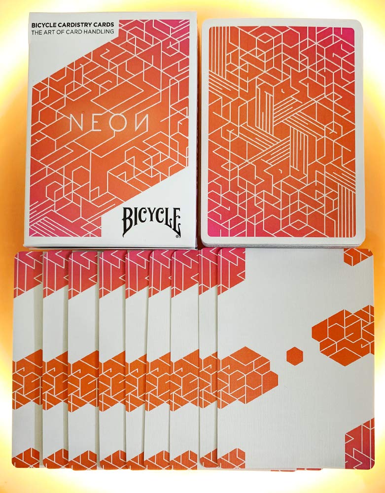 Bicycle Neon Blue Aurora Cardistry Deck (Not A Playable Deck)