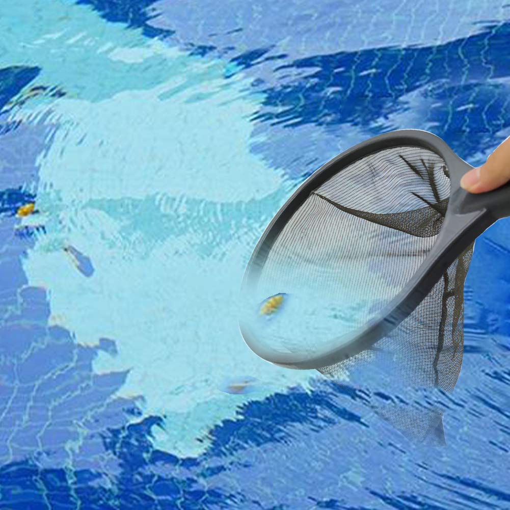 CALIDAKA Pool Skimmer Net Fine Mesh,Swimming Pool Cleaning Tools Leaf Fine Mesh Net Skimmer,Pool Hand Leaf Skimmer Net,Swimming Pool Cleaner Supplies,for Spa, Hot Tub