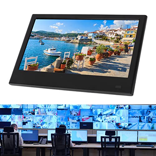 Capacitive Touchscreen Monitor, HD Multimedia Interface Plug and Play 7 Inch VGA AV DC Input Computer Desktop Monitor for Gaming (US Plug)