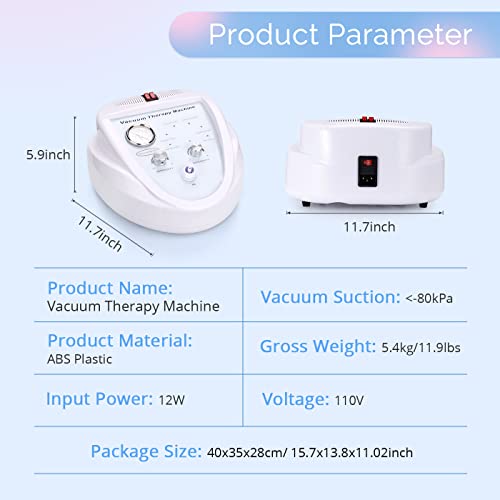 Sextupole Vacuum Therapy Machine Vacuum Cupping Massager Body Scrapping Massage Machine with 24 Cups and 3 Pumps