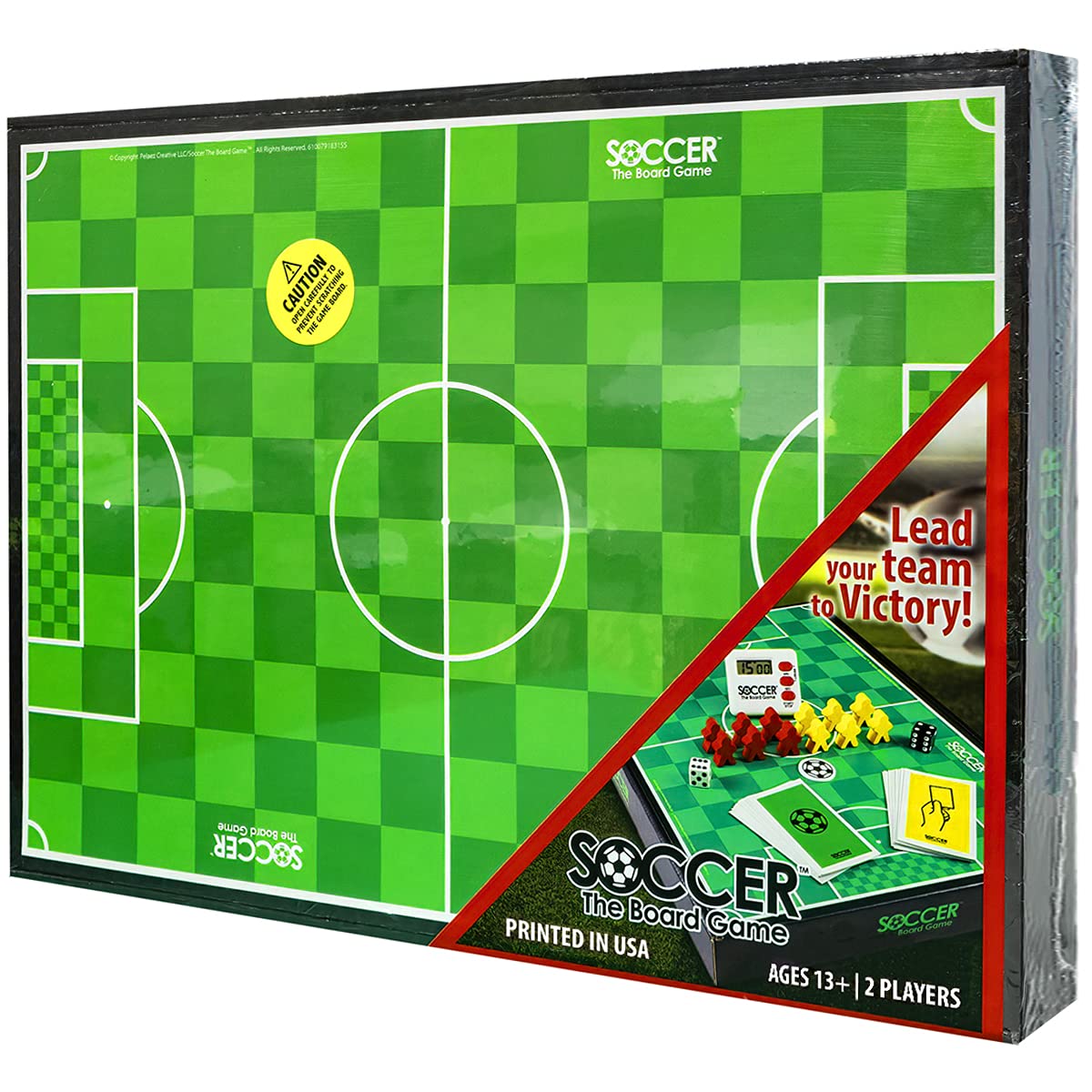Soccer The Board Game β 2 Player Fast-Paced Soccer Game β Great Gift for Your Soccer Enthusiast