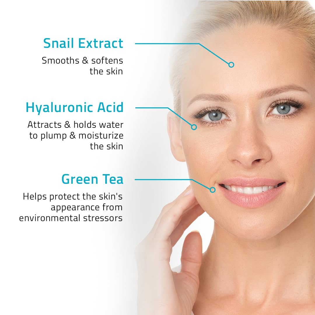 YEOUTH Day Night Cream for Face with Hyaluronic Acid, Snail Mucin and Copper Tripeptide,Hydrating Moisturizer Face Cream for Women and Men 4oz