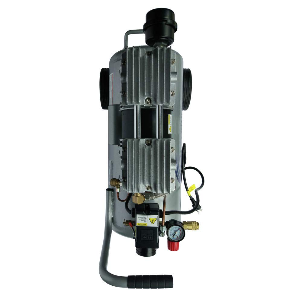 California Air Tools 8010A Aluminum Tank Air Compressor | Ultra Quiet, Oil-Free, 1.0 hp, 8 gal