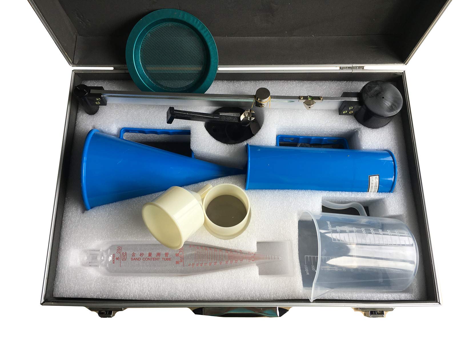 GLTL Slurry Test Kit,Mud Hydrometer,Mud Viscometer,Marsh Funnel and Viscosity Cup