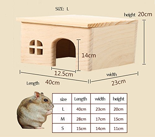 OMEM for Small Animals House Natural Life Tunnel System Such as Hamsters, Guinea Pigs, Golden Bears, Hedgehogs, Rabbits, Turtles, Easy to Clean (L)