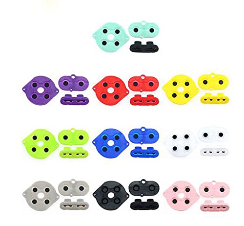 Jayamer Silicone Conductive Rubber Pad for GBC Game Boy Color Console Button Pads (Clear)
