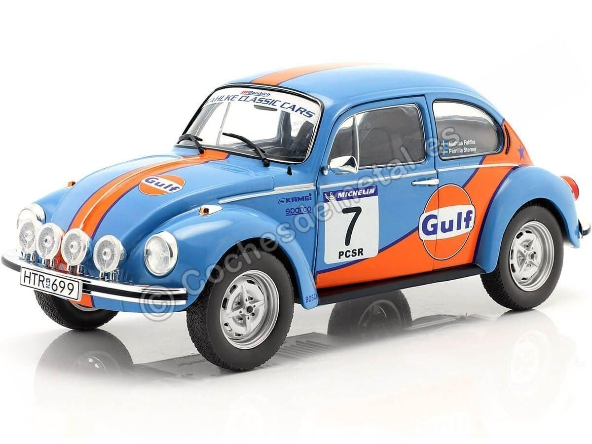 solido S1800517 1:18 2019 Volkswagen Beetle 1303 Rallye Colds Balls Collectible Miniature car, Multi
