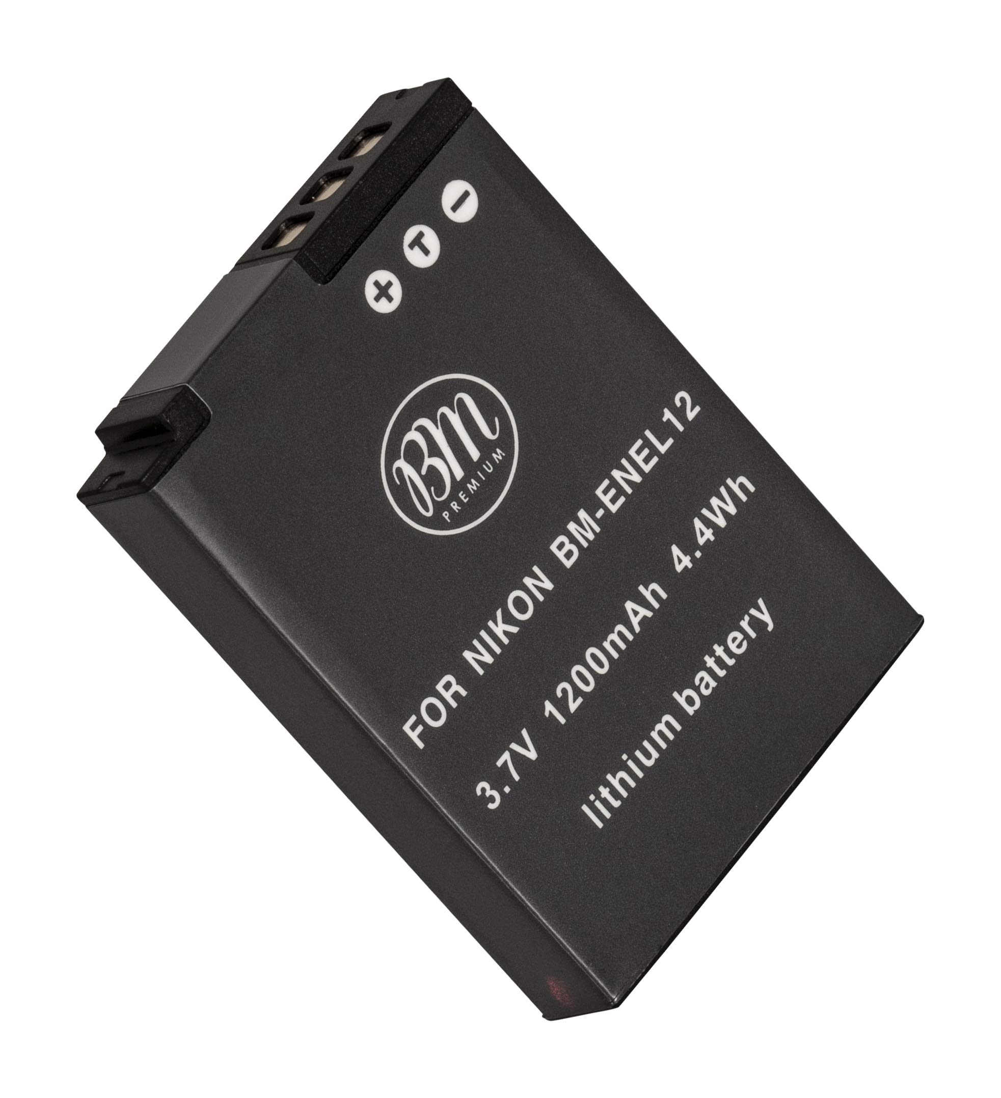 BM EN-EL12 Battery for Nikon Coolpix A1000, B600, W300, A900, AW100, AW110, AW120, AW130, S6300, S8100, S8200, S9050, S9200, S9300, S9400, S9500, S9700, S9900, P310, P330, P340, KeyMission 170, 360