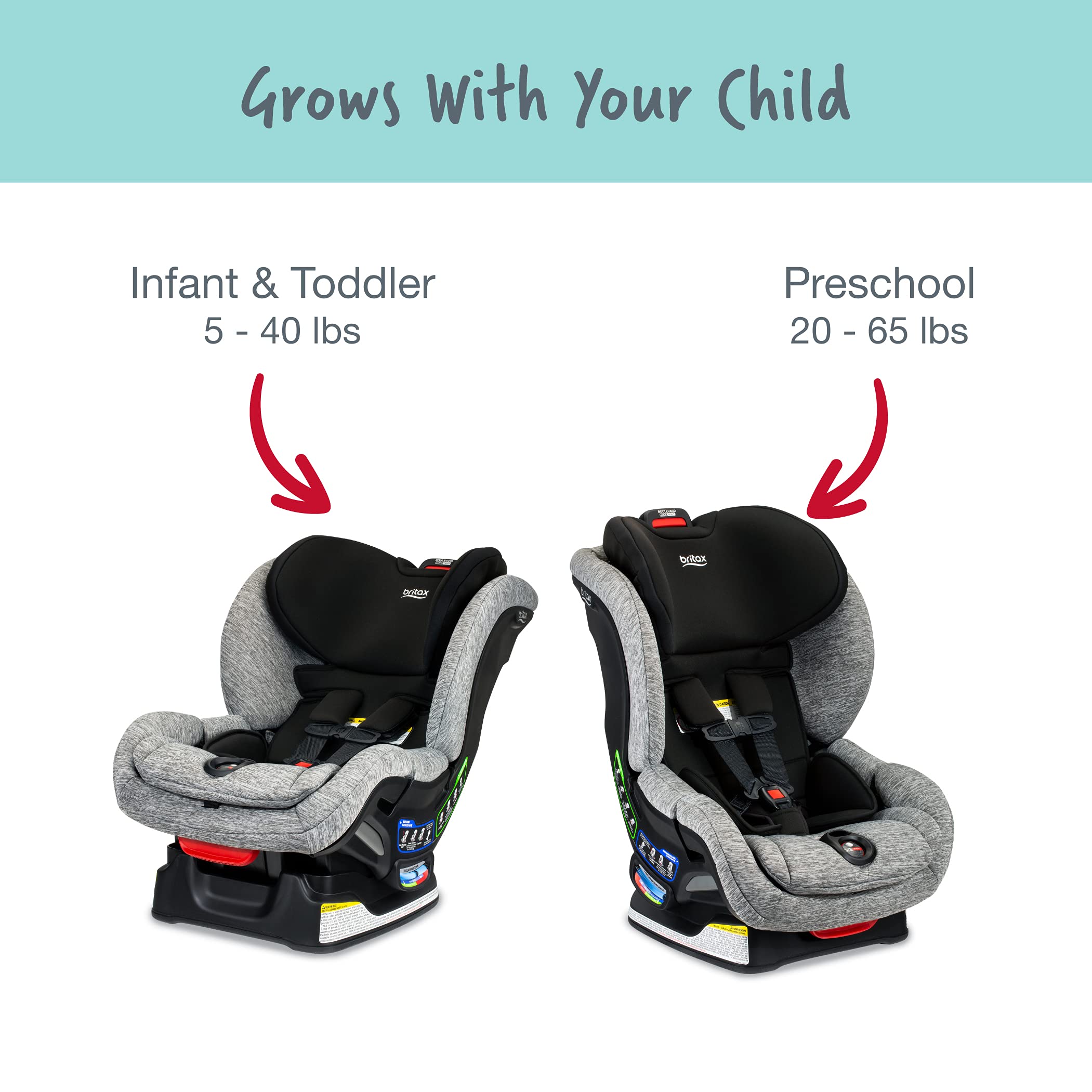 BRITAX Boulevard ClickTight Convertible Car Seat, Spark - Premium, Soft Knit Fabric [Amazon Exclusive]