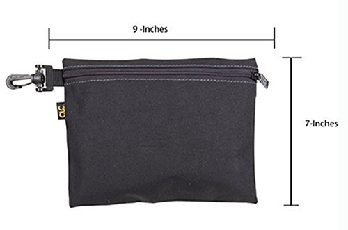 Omura Multi-Purpose Clip-on Zippered Pouches