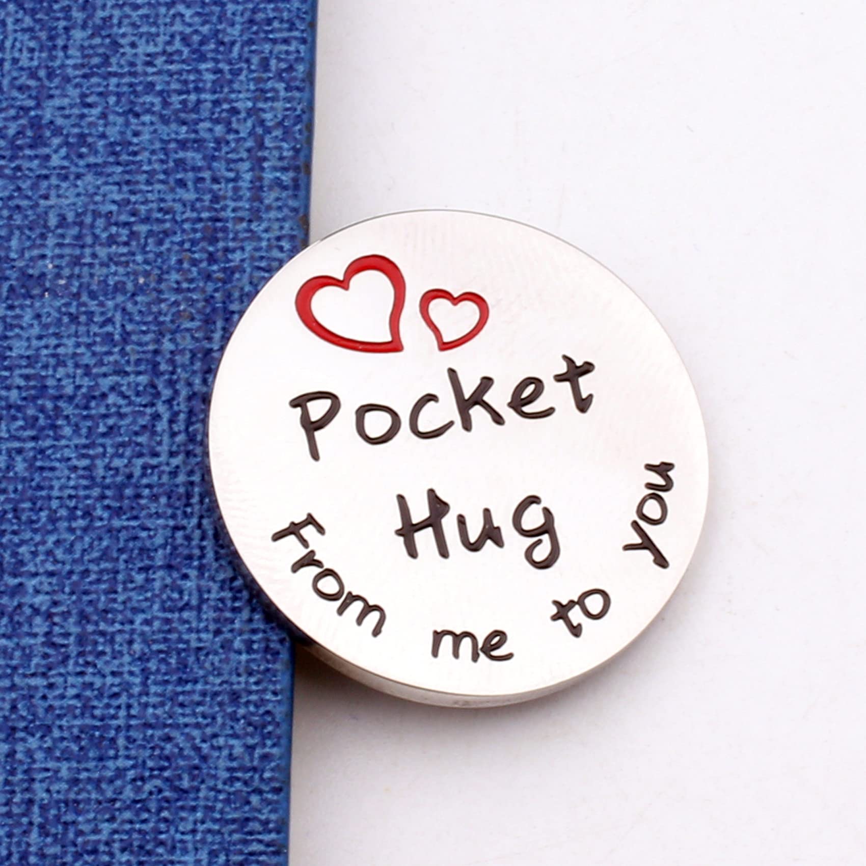 Belingry Pocket Hug Long Distance Mothers Day Gift A Hug from Me To You Keepsake Token (hug from me to you)