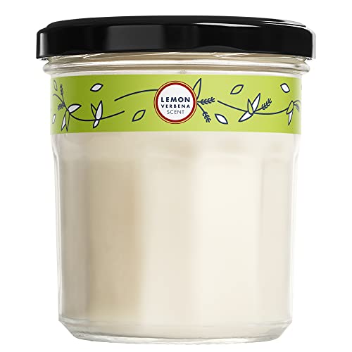 Mrs. Meyer's Soy Aromatherapy Candle, 35 Hour Burn Time, Made with Soy Wax and Essential Oils, Lemon Verbena, 7.2 oz
