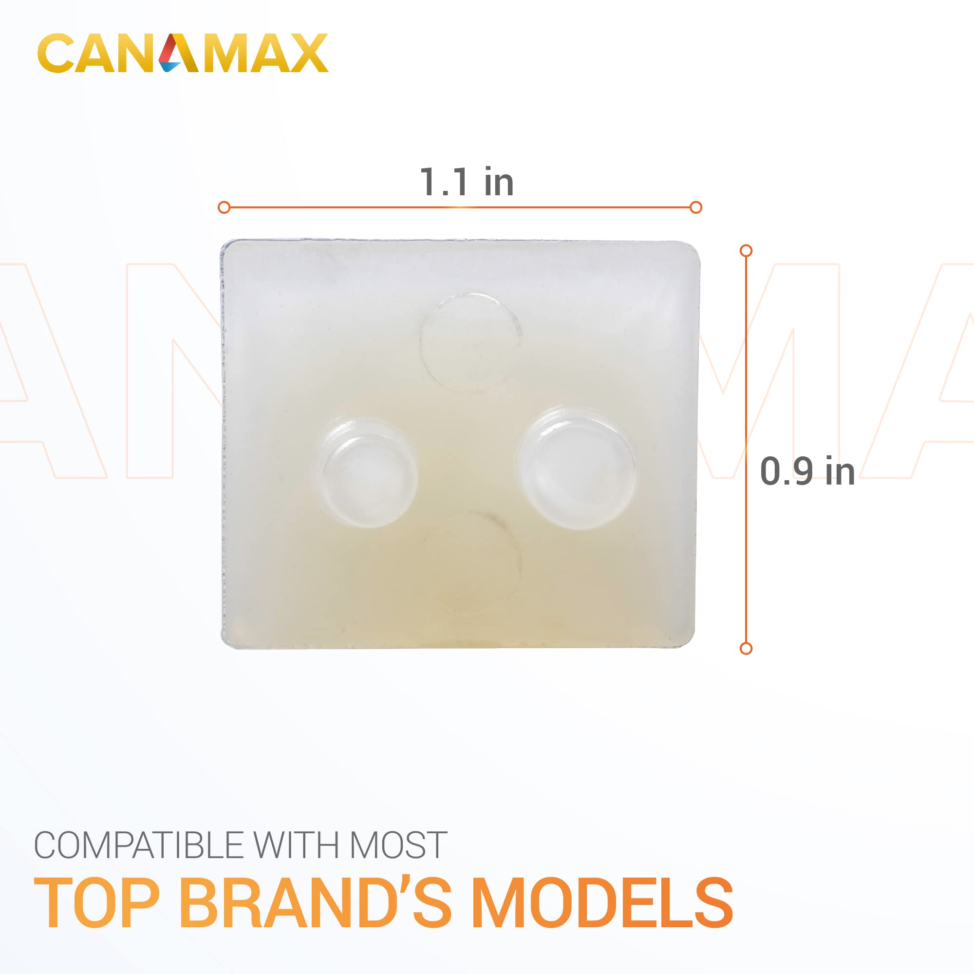 Canamax Premium AXV414P AXV014P Pool Vac Pool Cleaner Pod Shoe - Replacement for Hayward Navigator and Pool Vac Vacuum Pool Cleaners - Pack of 8
