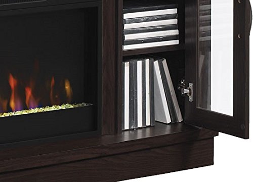 Classic Flame Hutchinson 70" Infrared Electric Fireplace Entertainment Center & 42" Linear Firebox - Oak Espresso, 42MM3115-PE91 & 42II042FGT
