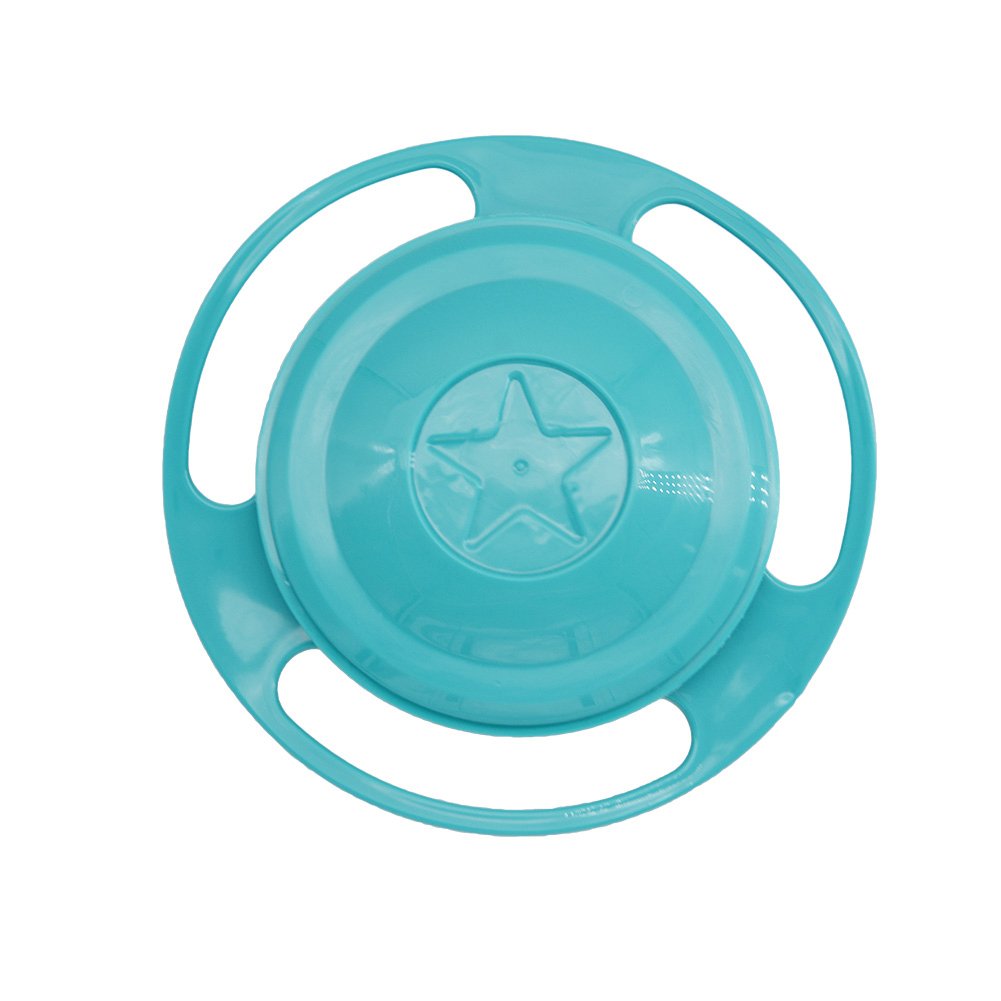 ZTL Gyro Bowl 360 Dgree Rotation Spill Resistant Gyroscopic Bowl with Lid