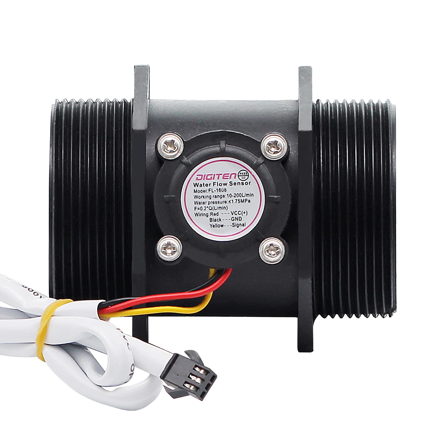 DIGITEN G2 2 inch Water Flow Hall Sensor Switch Meter Flowmeter Control 10-200L/min