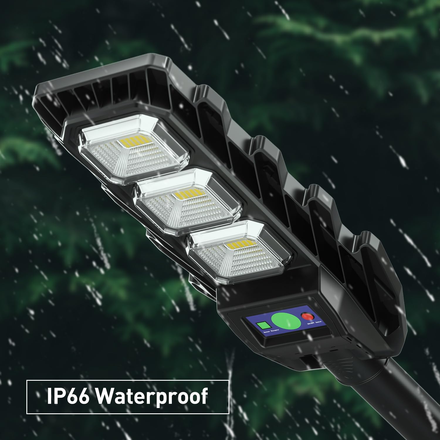 Solar Lights Outdoor Waterproof(600W, 6500K 40000LM Solar Street Lights for Outside Dusk to Dawn, Solar Flood Light Motion Sensor and Remote Control for Area Lighting Yard(2 Pack)