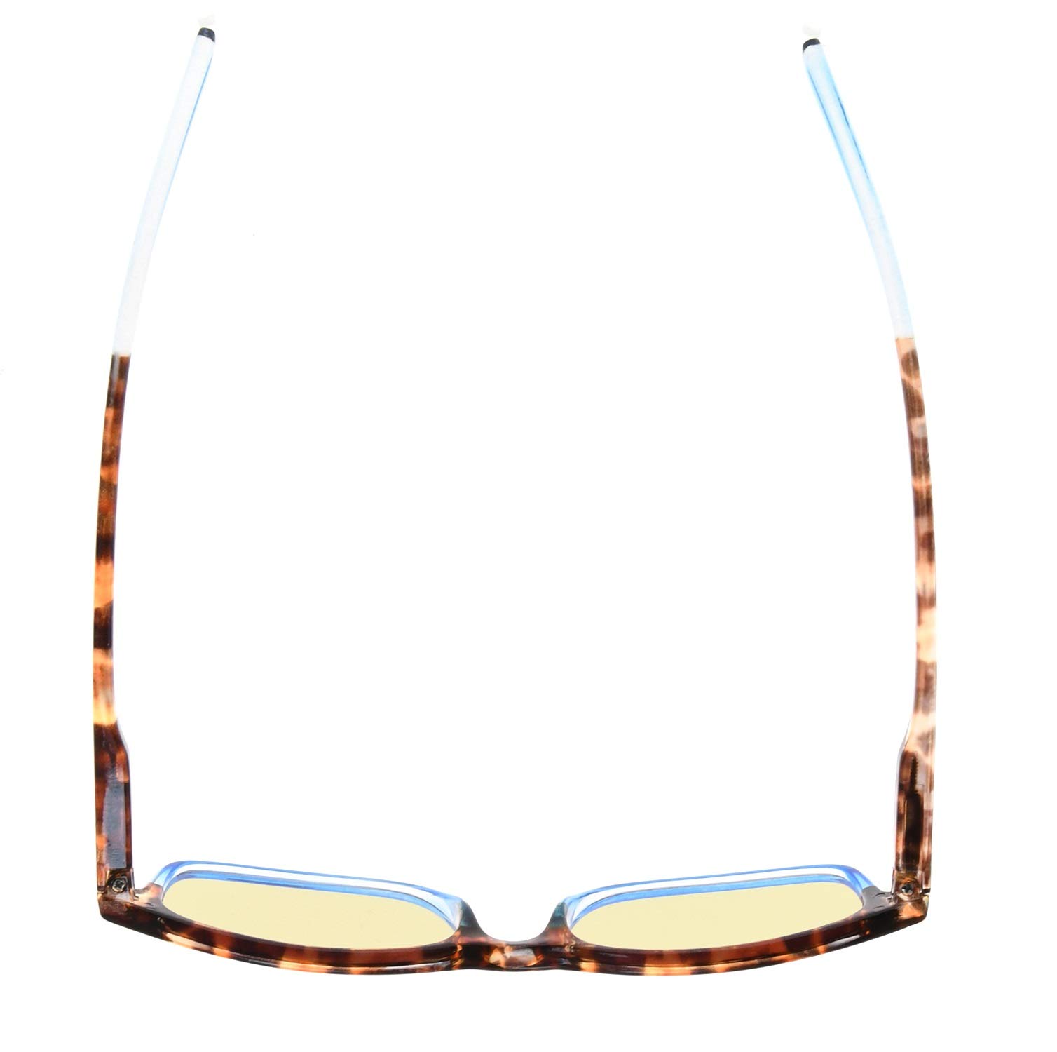 Blue Light Blocking Computer Reading Glasses with Yellow Tinted Lens for Women(Blue, 2.25)