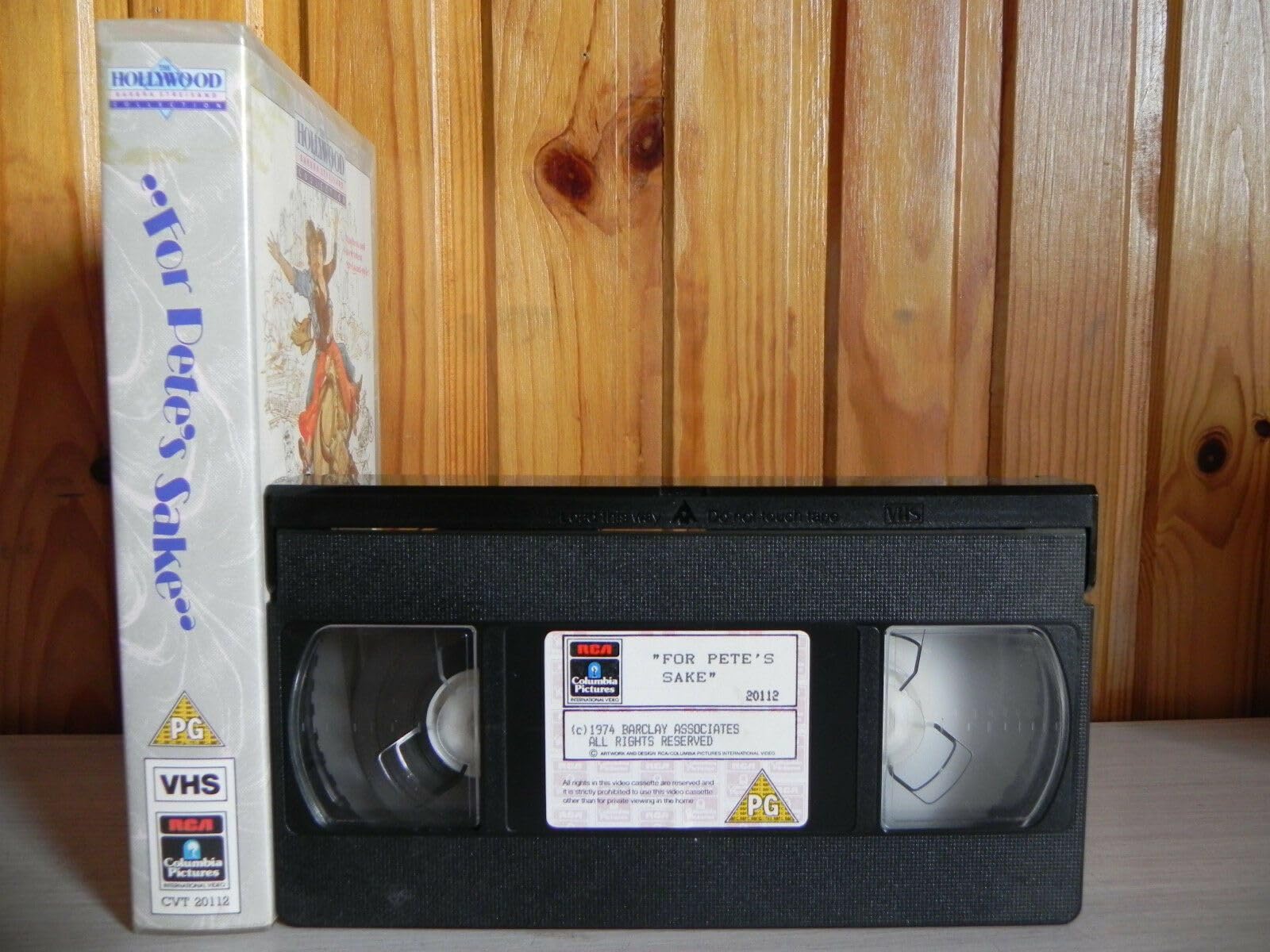 For Pete's Sake - Columbia Pictures- Frantic Comedy - Barbra Streisand - Pal VHS