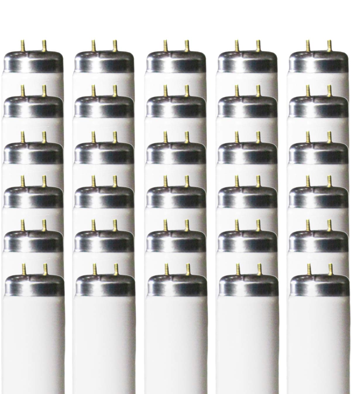 GoodBulb 40-W 48 Inch T12 Fluorescent Light Bulb, 4100K Cool White Light, Medium Bi-Pin Base, 2600 Lumens, 90 CRI, 24000 Life Hours, Instant/Programmed Start (Pack of 30 Bulbs)