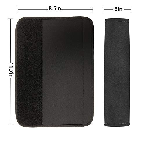 BIGCARJOB Universal Car Seat Belt Pads Cover,Classical Butterfly Print Seatbelt Shoulder Strap Covers Harness Pad for Womwen Girl