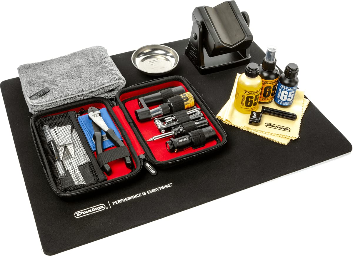 Jim Dunlop SYSTEM 65 COMPLETE SETUP TECH PACK Guitar Cleaning and Care Product (DGT302)