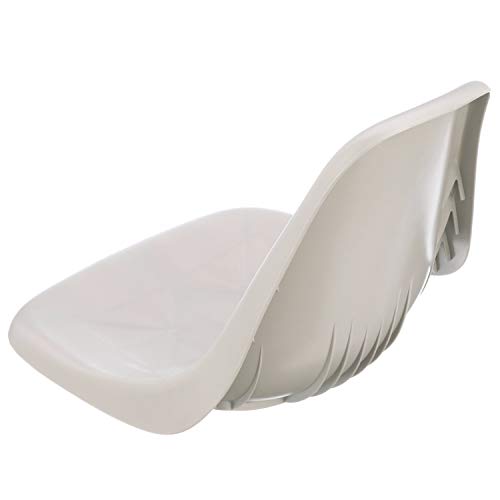 Attwood 98390GY Molded Bucket Seat, 1-Piece Molded Plastic, with Mounting Screws, Gray, 18 Inches W x 21 Inches D x 16 Inches H