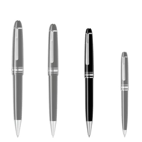 MontBlanc Meisterstuck Platinum Line Classique Ballpoint Pen - Black