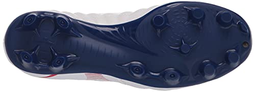 Mizuno Boy's Rebula Cup Select Jr. Soccer Shoe, White-Red, 2 Big Kid