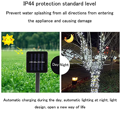 JLTX Solar Garden Lights,LED Solar String Lights, Solar Fairy Lights with 8 Modes, Waterproof Solar Lights Outdoor for Tree, Garden, Home, Wedding, Party
