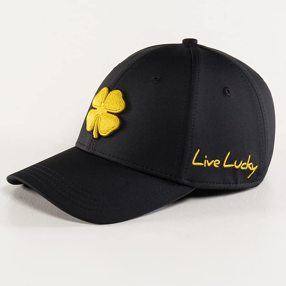 Black Clover Premium Clover 49 Black Hat/Gold Clover L/XL