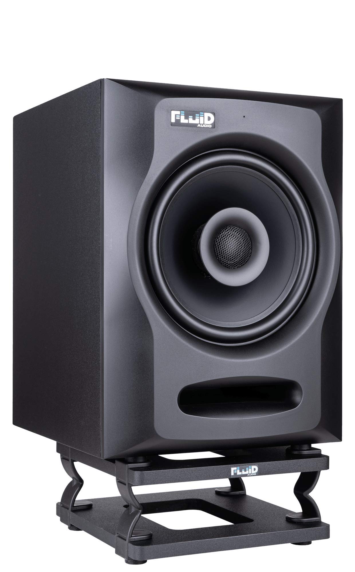 Fluid Audio DS8: Decoupling Adjustable Monitor Stand for 6-8" Speaker Loaded Studio Monitors