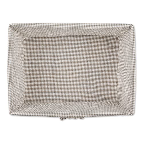 DII Farmhouse Chicken Wire Storage Baskets with Liner, Set of 5, Rustic French Blue, Assorted Sizes, 5 Piece