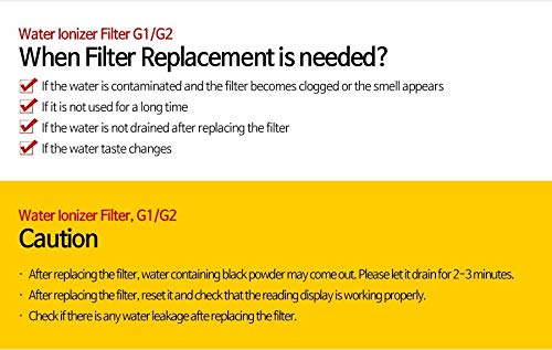 Biontech Water Ionizer Filter Set for BTM-200N, BTM-300N, BTM-4000, BTM-202L