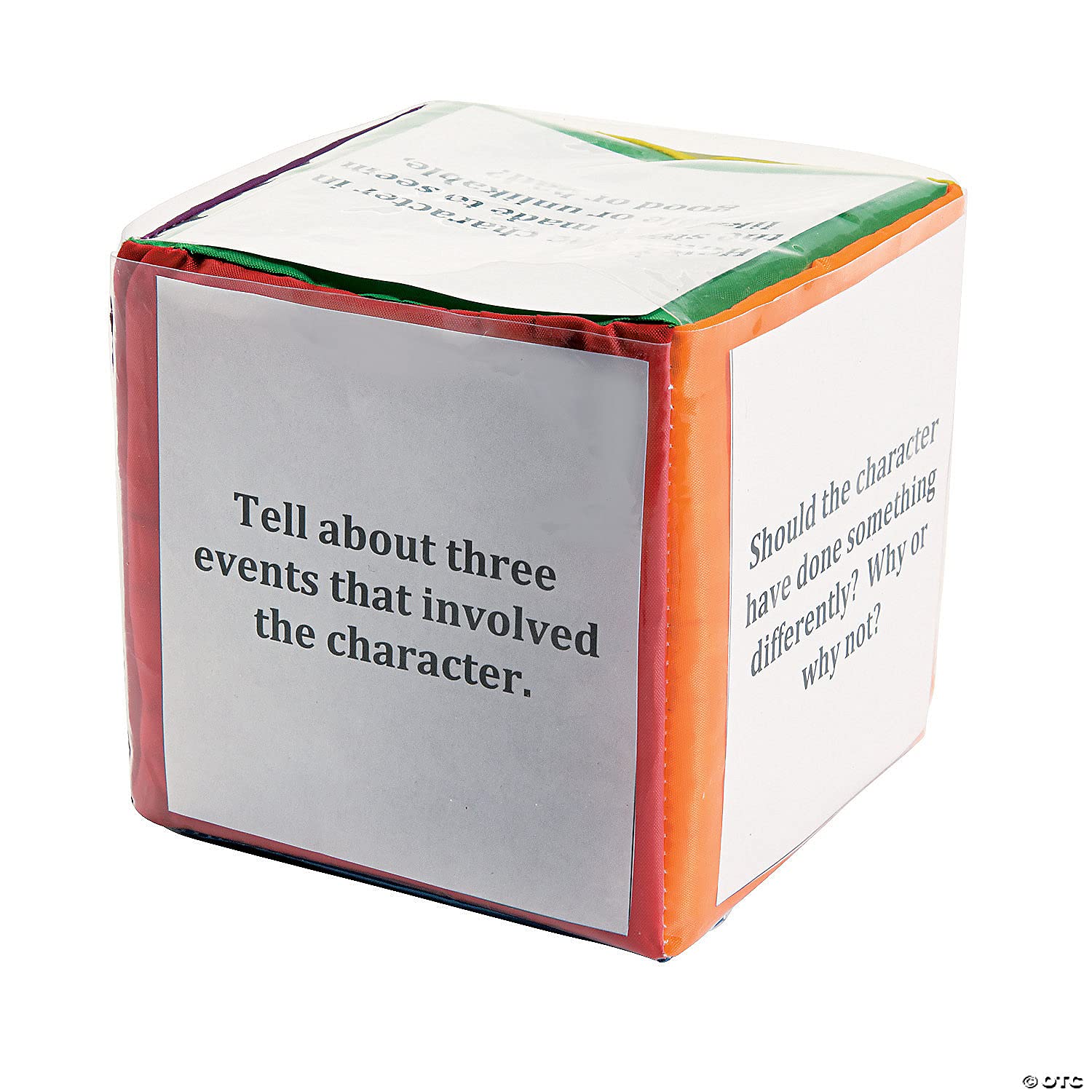 Foam Dice with Pockets - 1 Cube - Classroom Teacher Supplies, Preschool and Learning Activities