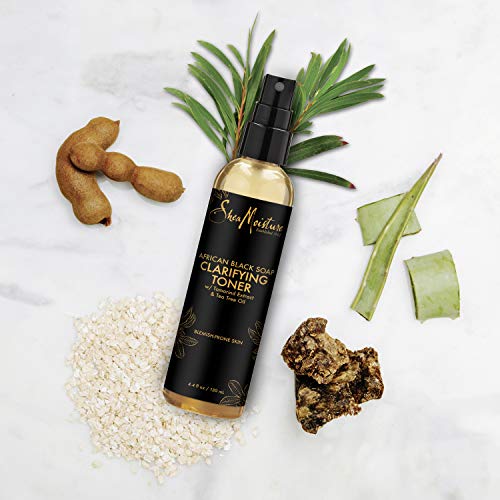 SheaMoisture Clarifying Toner for Problem Skin African Black Soap with Tea Tree Oil 4.4 oz